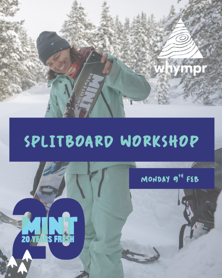 MINT x WHYMPR SPLITBOARD WORKSHOP - MINT Snowboarding